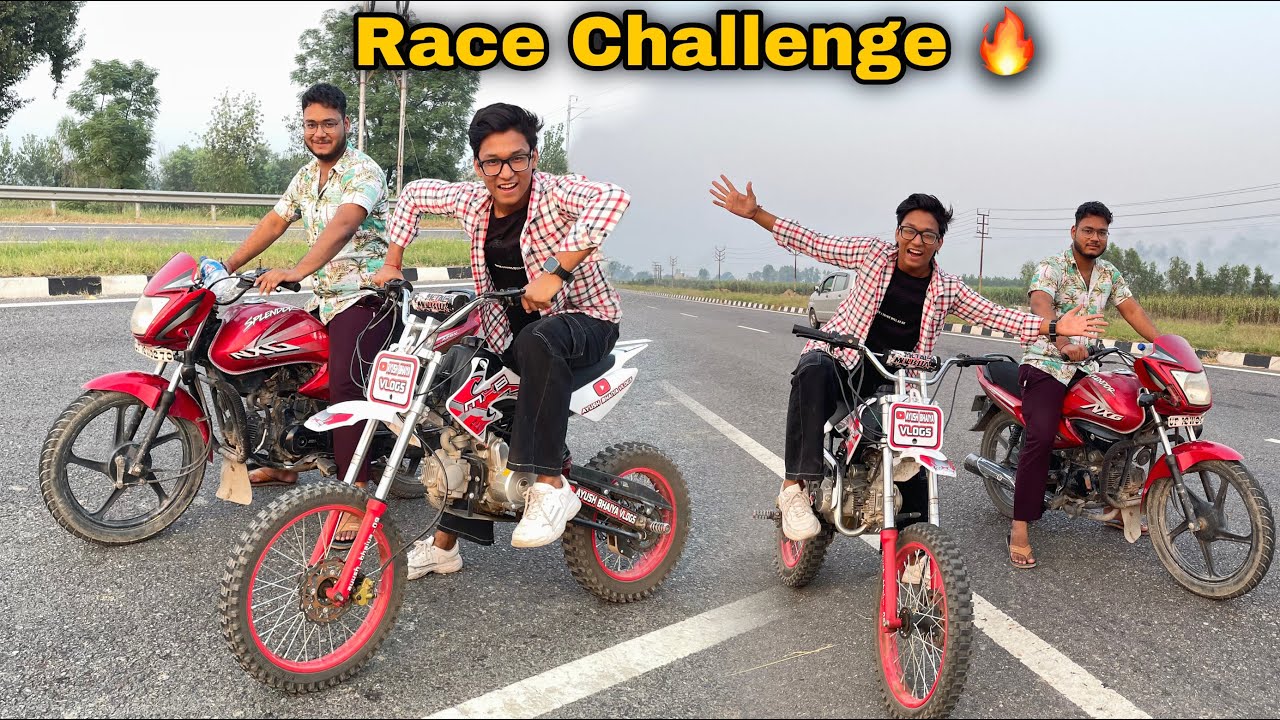 Race Challenge 😮 Dirt Bike vs Splendor NXG 🔥 - YouTube
