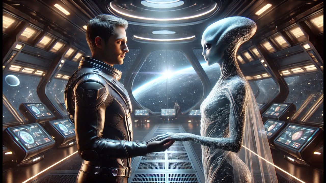 Kind human rescues beautiful alien who was starving, then she begs to ...