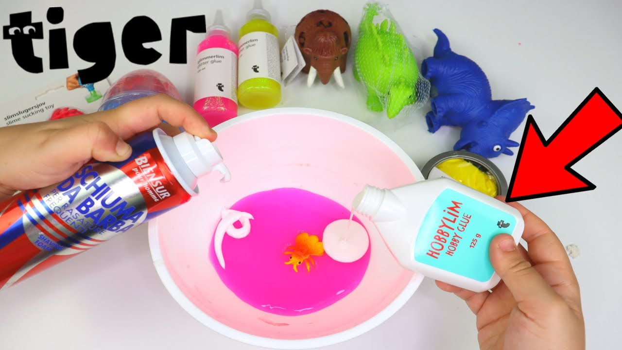 MODIFICO SLIME ORRIBILI DI TIGER con COSE di TIGER! CI RIUSCIRO'? - YouTube