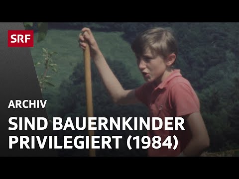 Bauernkinder (1984) | Aufwachsen auf dem Bauernhof | Leben auf dem Land | SRF Archiv