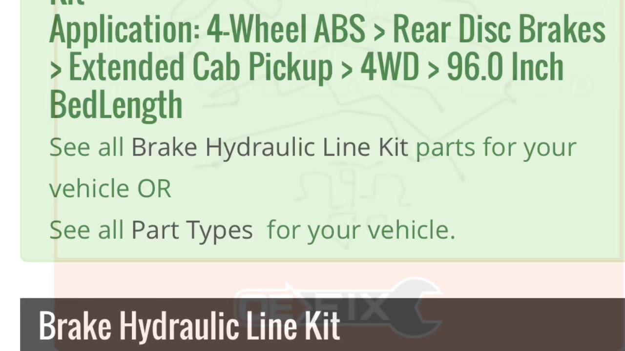 Dorman Brake Line Kit - Don’t Bend Brake Lines Anymore Get A Kit 🤗 ...