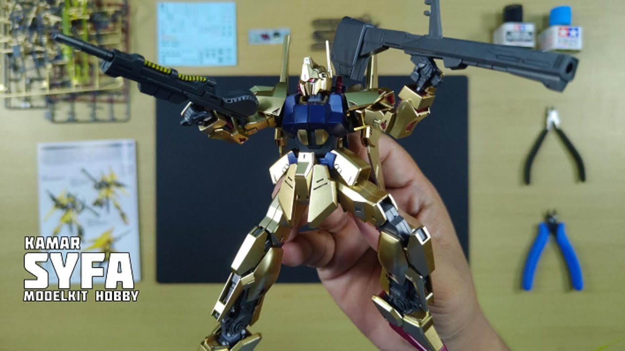 Hyaku Shiki Champagne Gold Model kit by JMS/WMH | Speed Build | HGUC 1/144 | ASMR | Bootleg ...