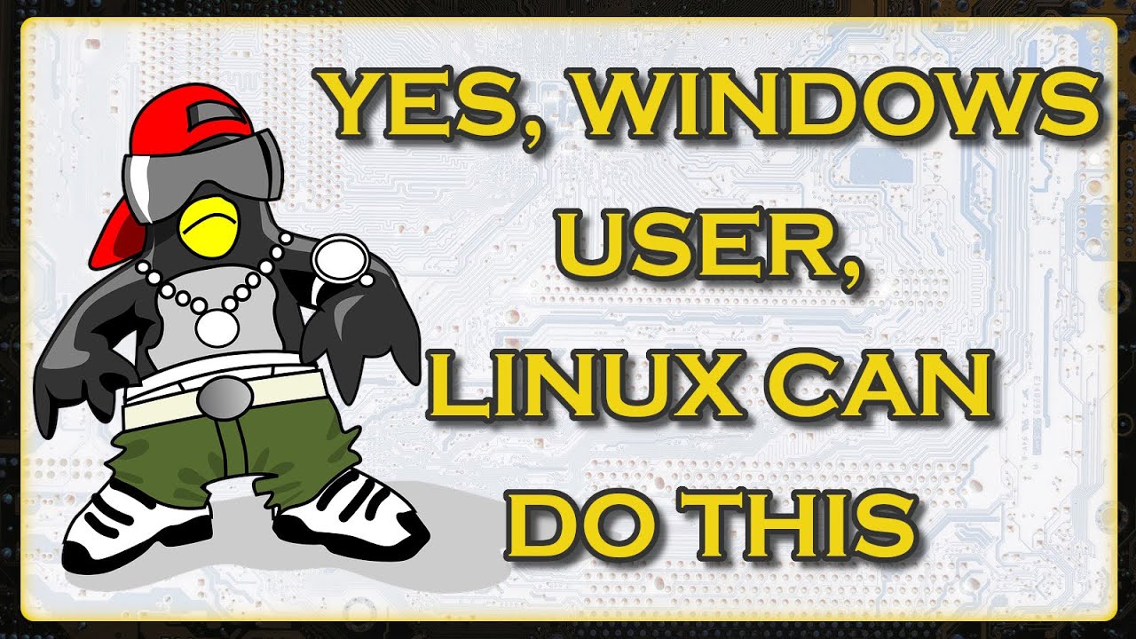 Linux Can Do That **Reposted without comments** - YouTube