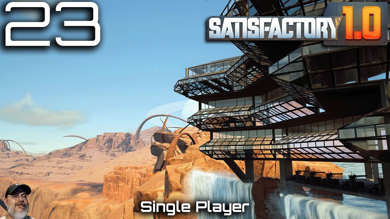 Satisfactory 1.0 Game Play | E23 Reverse Stadium Build Part One - YouTube
