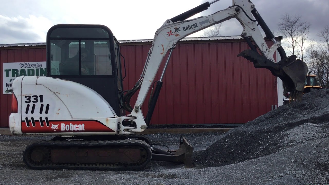 Bobcat 331 Mini Excavator! - YouTube