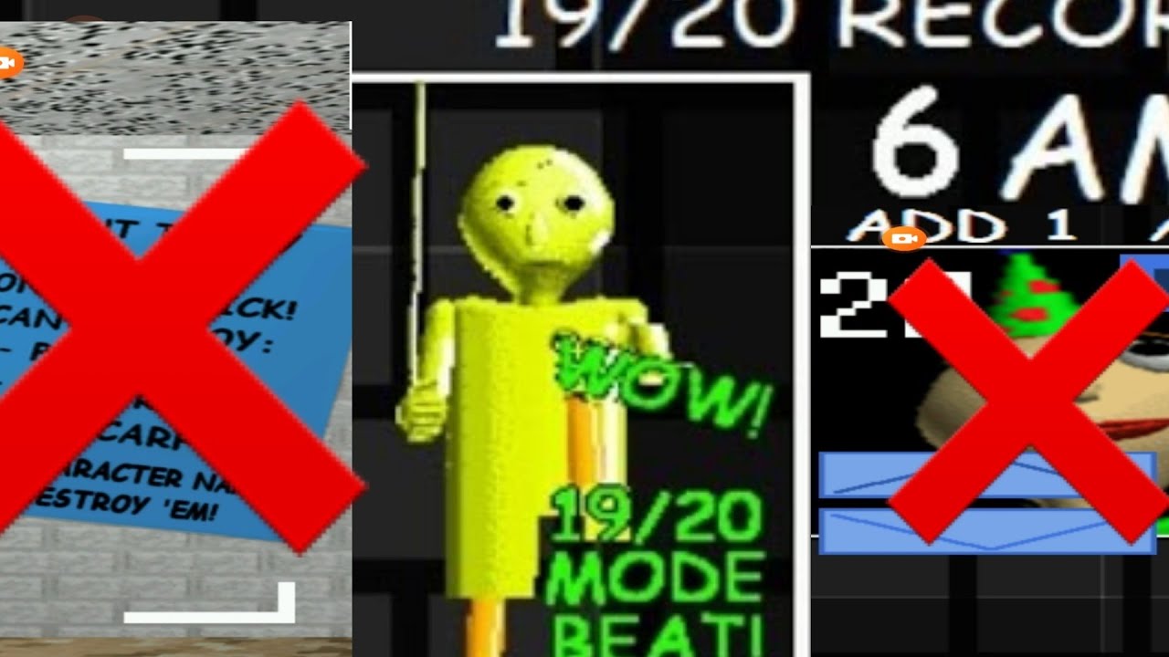 Baldi's basics in custom night mobile 19/20 no Deadcoin and no Birthday ...