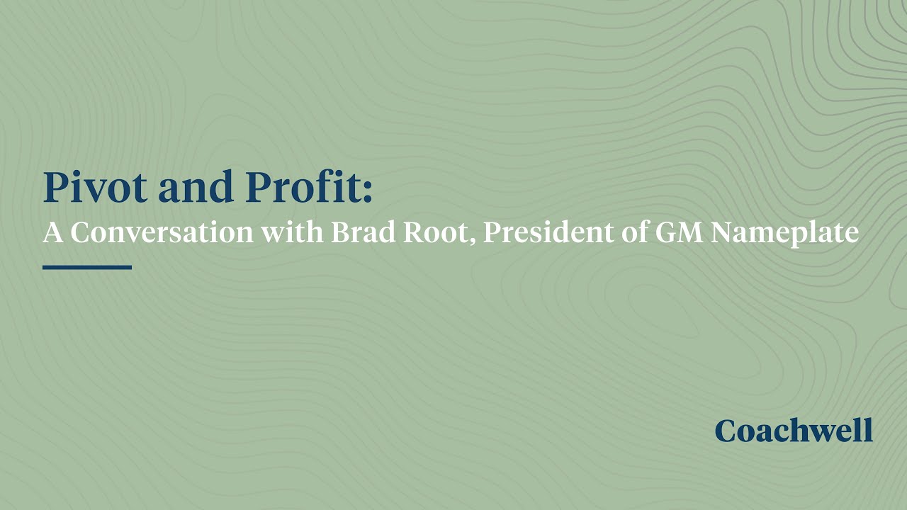Pivot and Profit: A Conversation with Brad Root, President of GM ...
