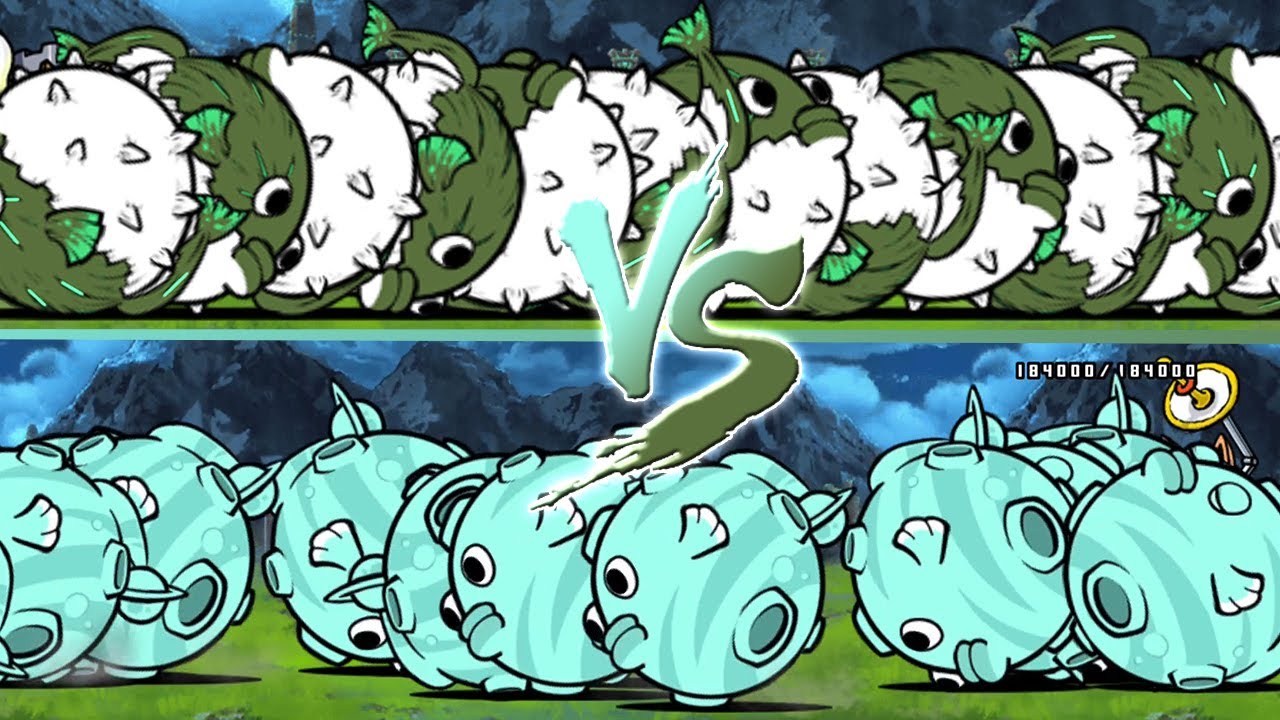 The Battle cats - Mr. Puffington VS Puffsley's Comet (SPAM) - YouTube