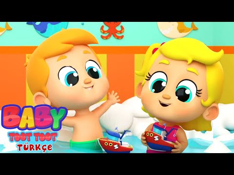Kabarcık zaman | Çocuklar Için Şarkılar | Baby Toot Toot | Banyo şarkısı Türkçede