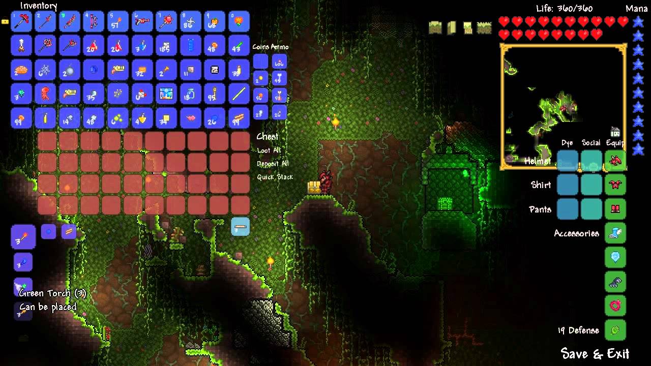 Let's Play Terraria [S7 Part 10] - Crimtane Tools and Diggin' - YouTube