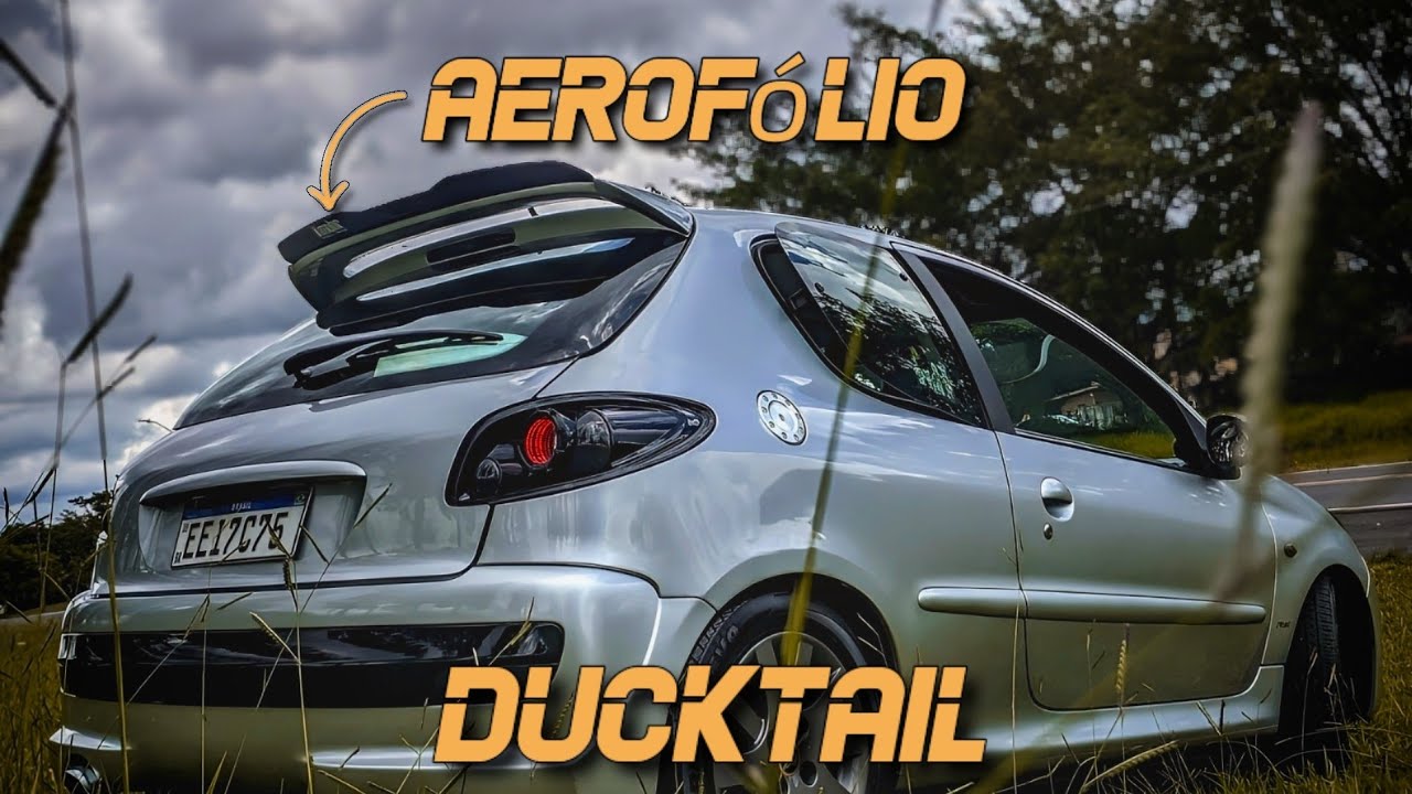 prolongador aerofólio DuckTail universal Peugeot 206 207 | canal car ...