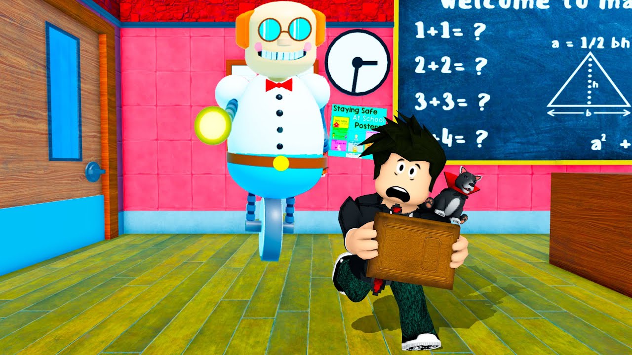 ESCAPE DO PROFESSOR ROBÔ | Roblox - Escape Alberts School Run - YouTube