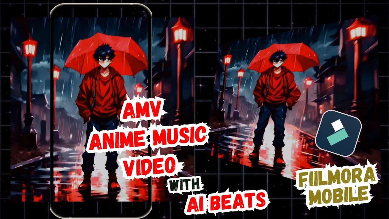 AMV (Anime Music Video) with AI Beats | Filmora Mobile Tutorial - YouTube