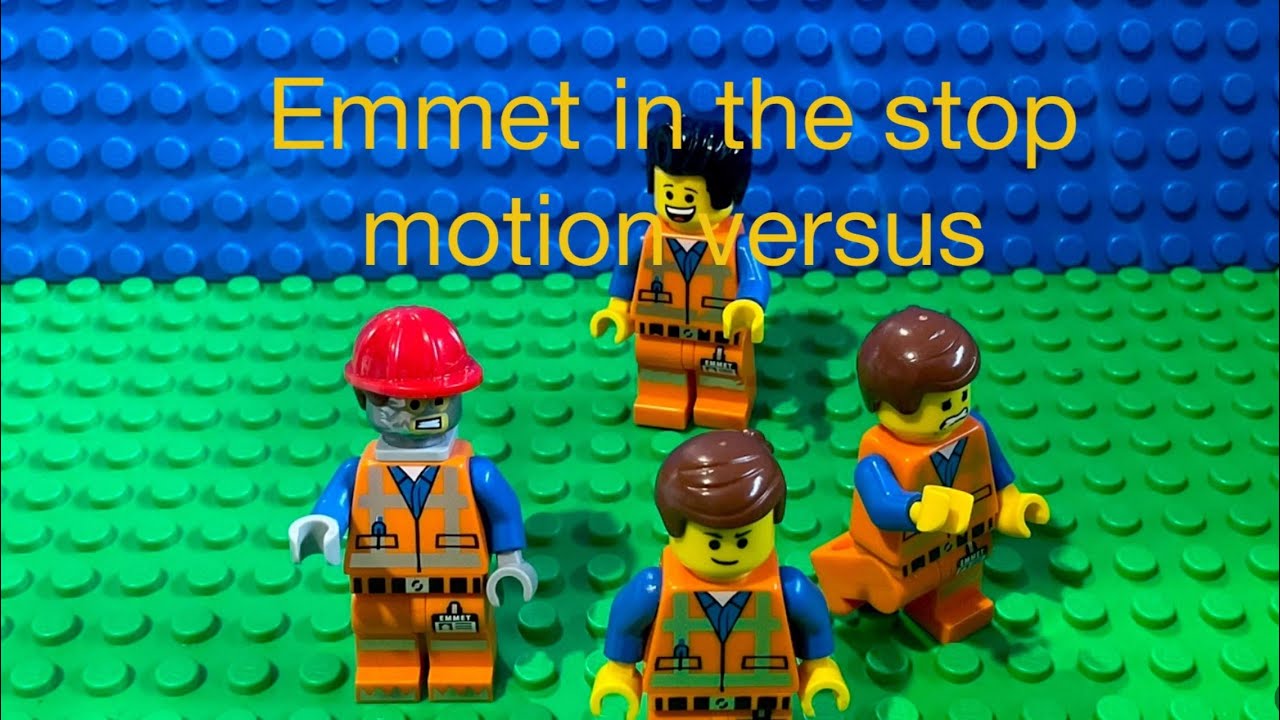 Emmet into the stop motion versus update video - YouTube