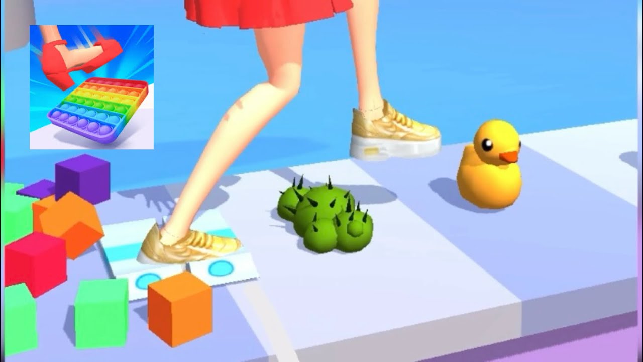 Tippy Toe!! Very satisfying and relaxing ASMR step on game | Gameplay ...