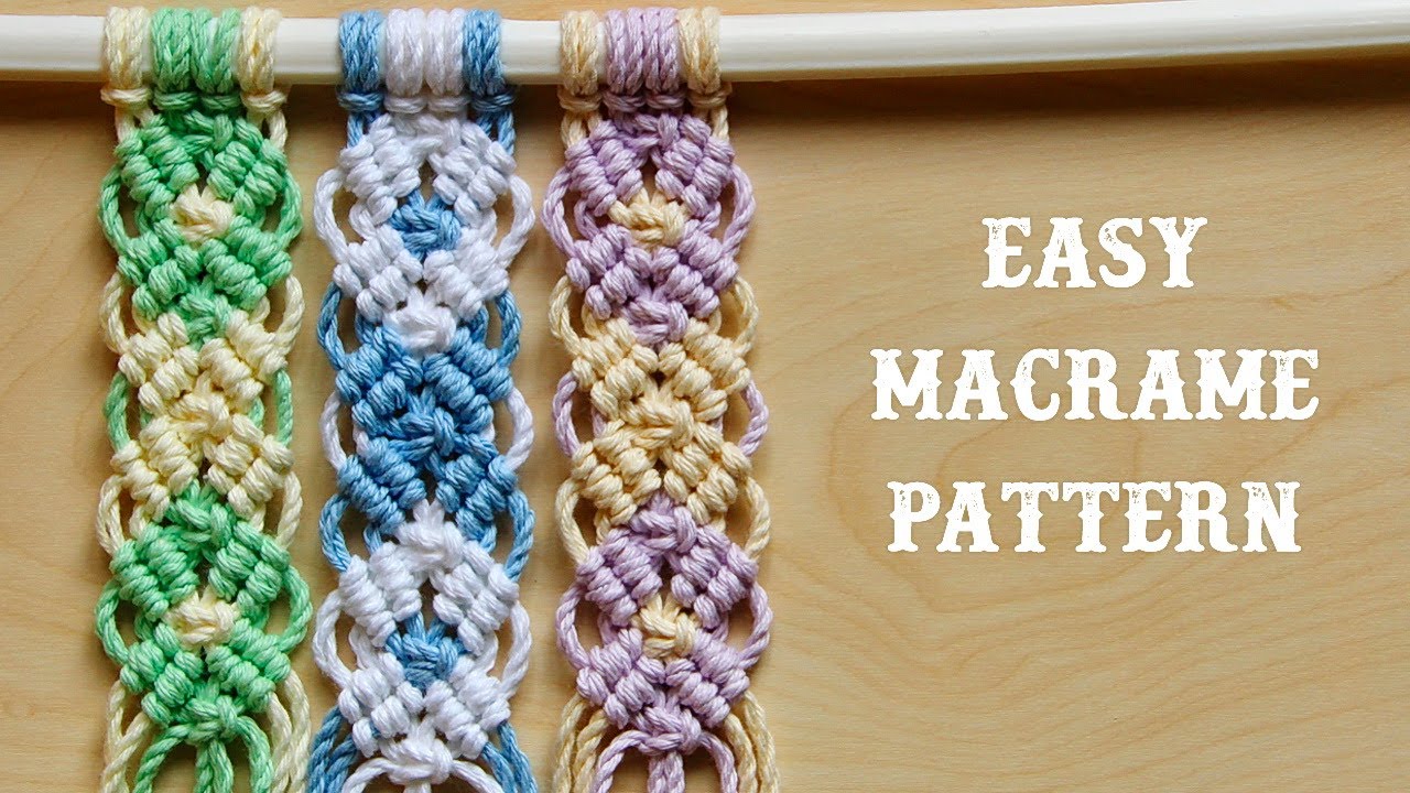 Macrame Pattern Tutorial Step by step for beginners | Tutorial de ...