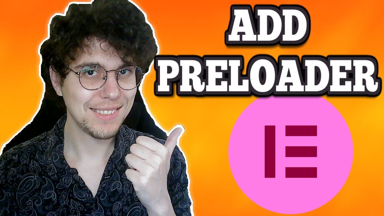 How To Add Preloader In Elementor - YouTube