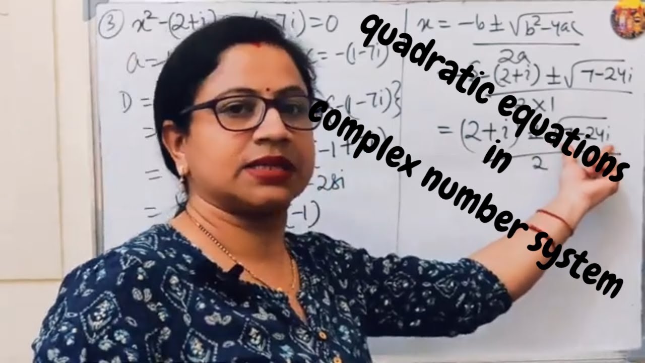 Solution Of Quadratic Equations In Complex Number System I Grade 11 I Algebra I Nextgen math ...