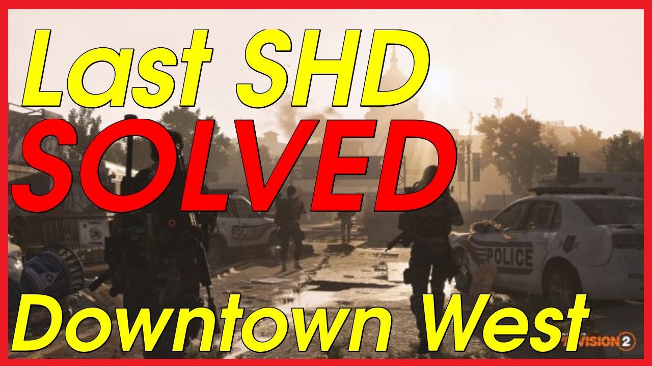 SOLVED How To Get The Last SHD Tech Cache in Downtown West - YouTube