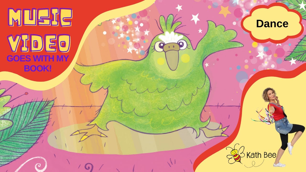 Dougal the Dancing Kākāpō [Book & Dance Video] | Kids Dance | Dancing ...