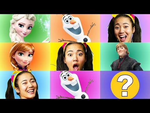 DIY Arts and Crafts at Home Game with Frozen Heroes and Ellie Sparkles