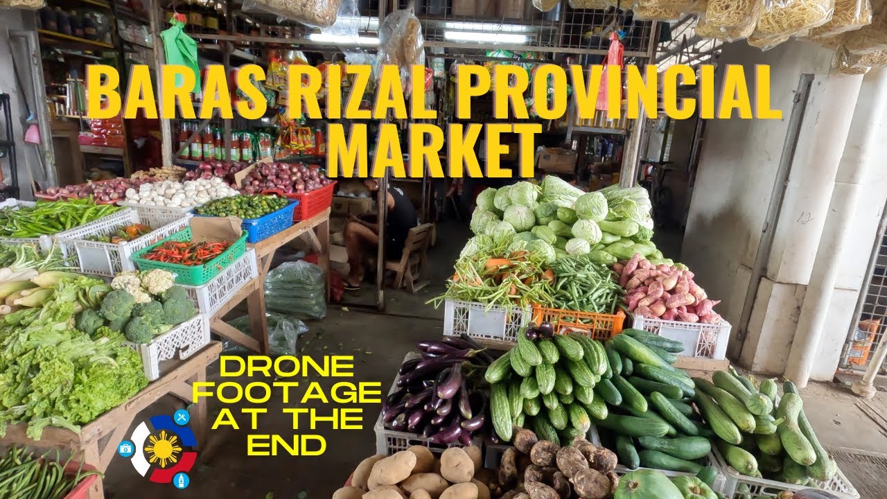 Provincial Wet Market - Baras Rizal Philippines. Includes drone footage ...
