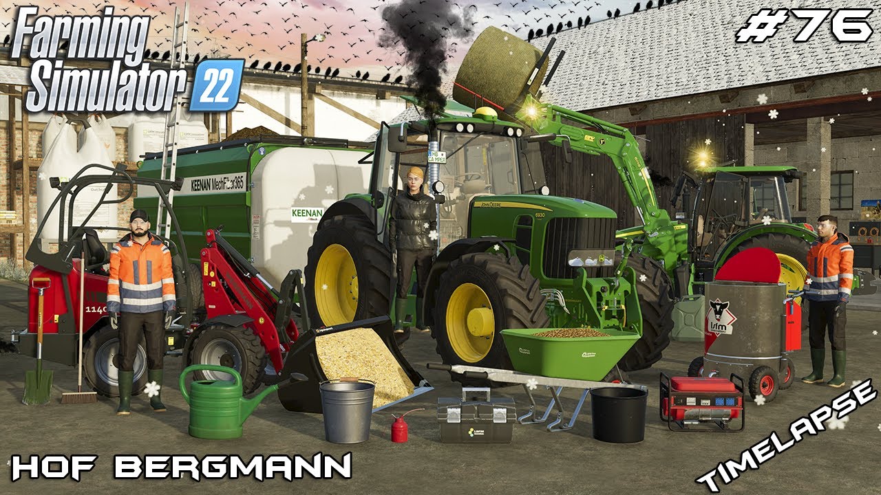 Cleaning and feeding ALL the ANIMALS on the FARM | Hof Bergmann ...