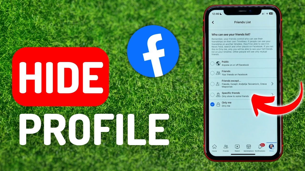 How to Hide Facebook Profile - Full Guide - YouTube