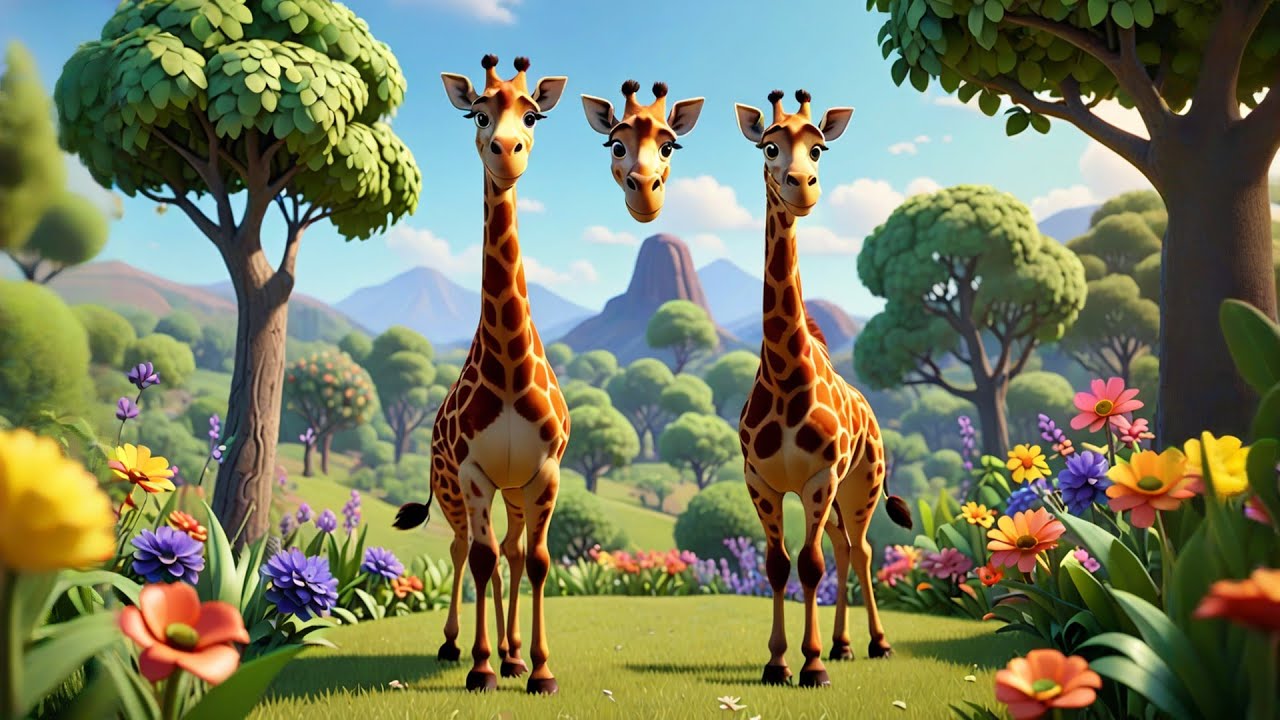 Giraffe’s Tall Tale Dance 🦒🎶 | Fun Story & Learning Adventure for Kids ...