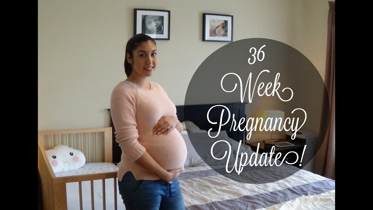 35 & 36 WEEK PREGNANCY VLOG + BELLY SHOT! - YouTube