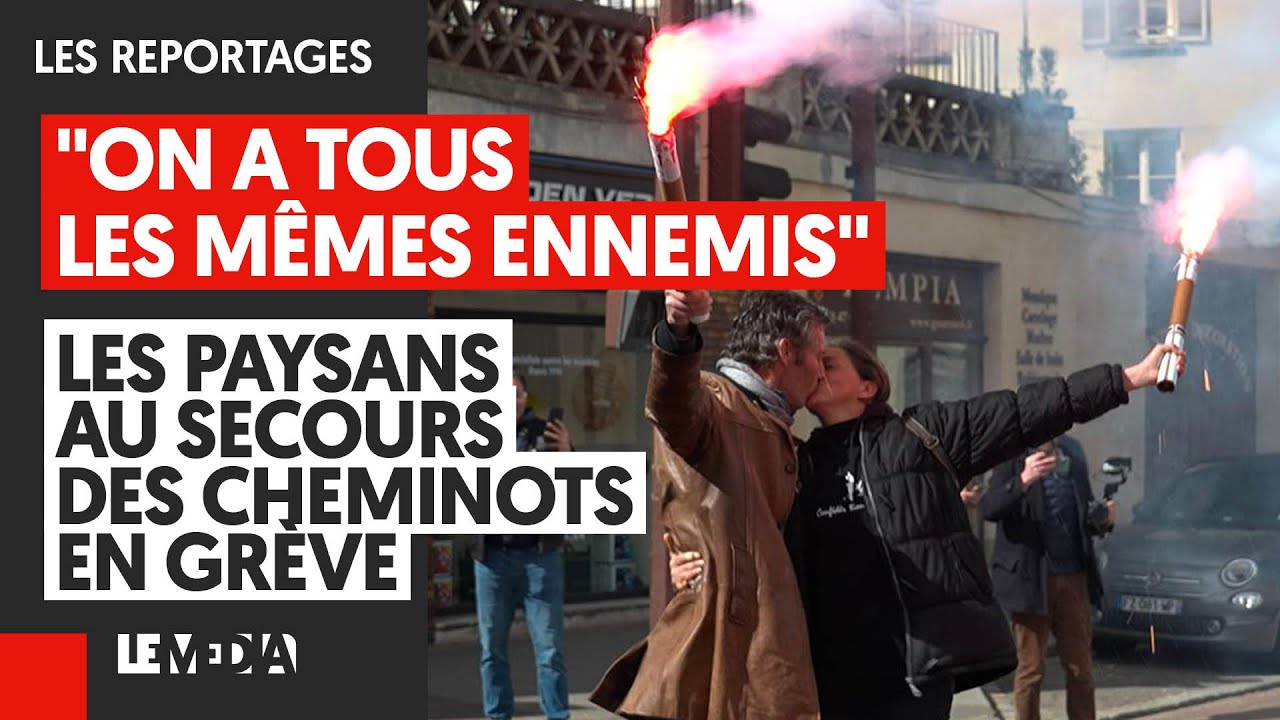 "ON A TOUS LES MÊMES ENNEMIS"/LES PAYSANS AU SECOURS DES CHEMINOTS EN ...