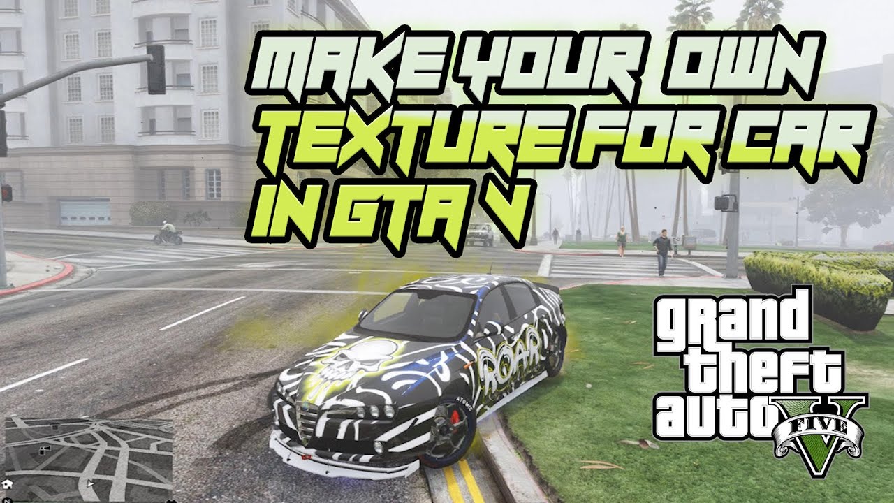 GTA V - Make Your Own Vehicle Texture | Custom Car Design Tutorial ...