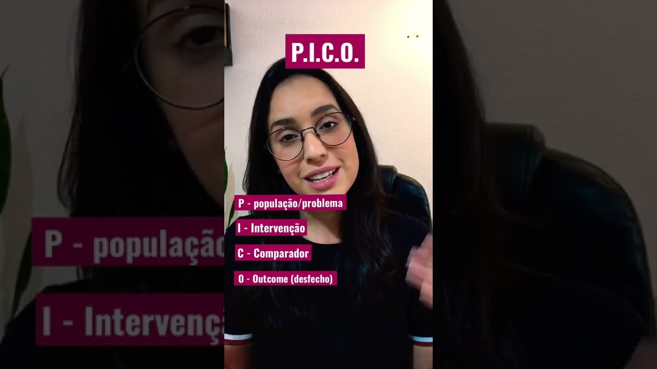 Pergunta da revisão integrativa com estratégia PICO - YouTube