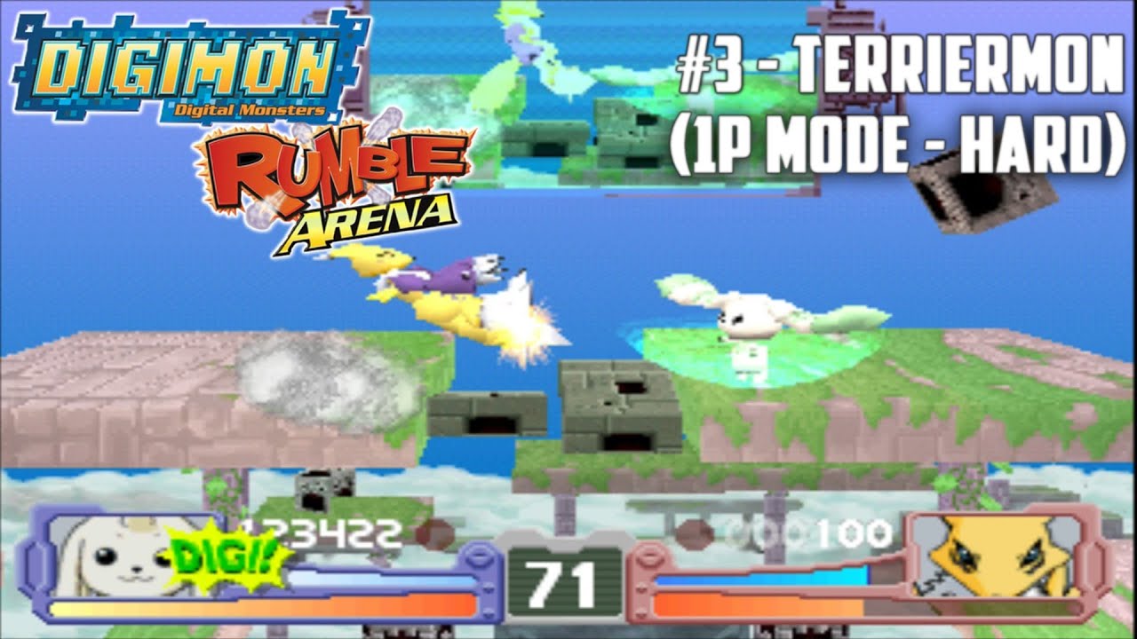 Digimon Rumble Arena #3 - Terriermon (1P Mode - Hard) - YouTube