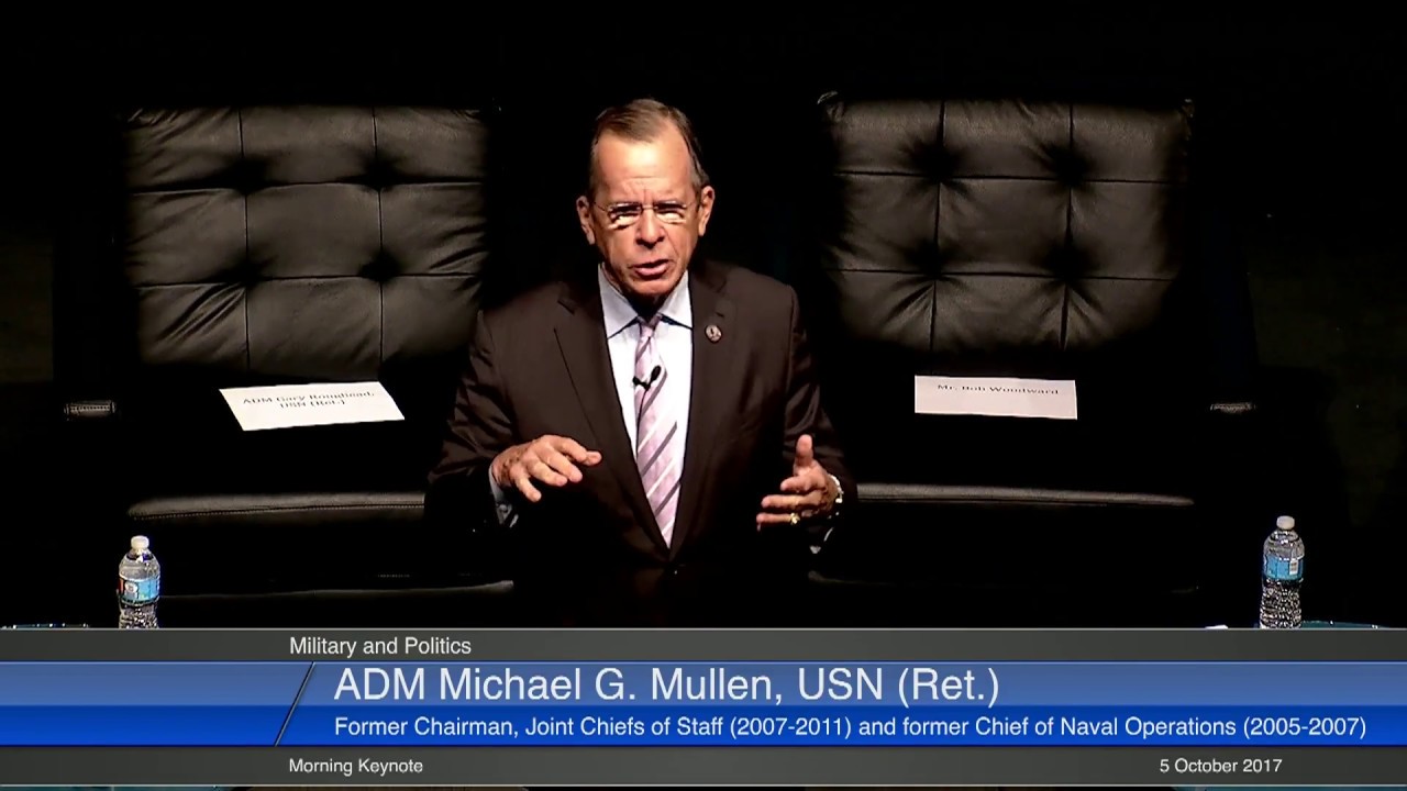 Morning Keynote Address: ADM Michael G. Mullen, USN (Ret.) - YouTube