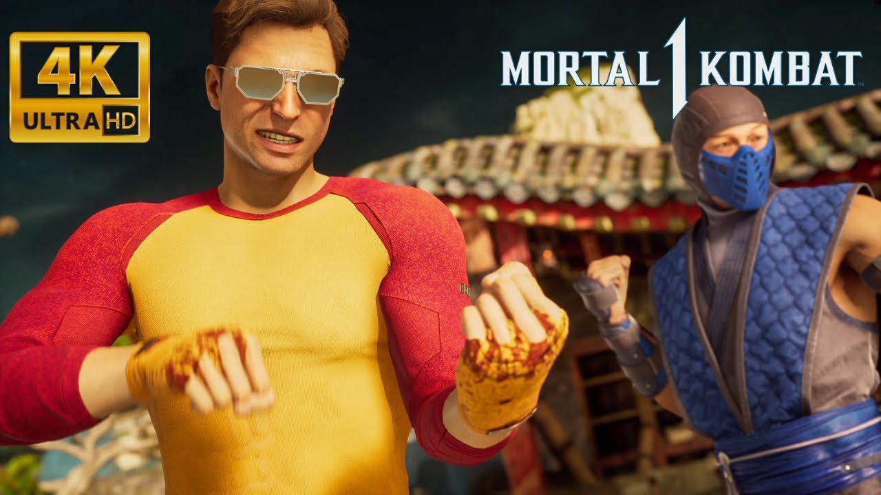Mortal Kombat 1 - Johnny Cage Klassic Tower Gameplay (4K 60FPS) - YouTube