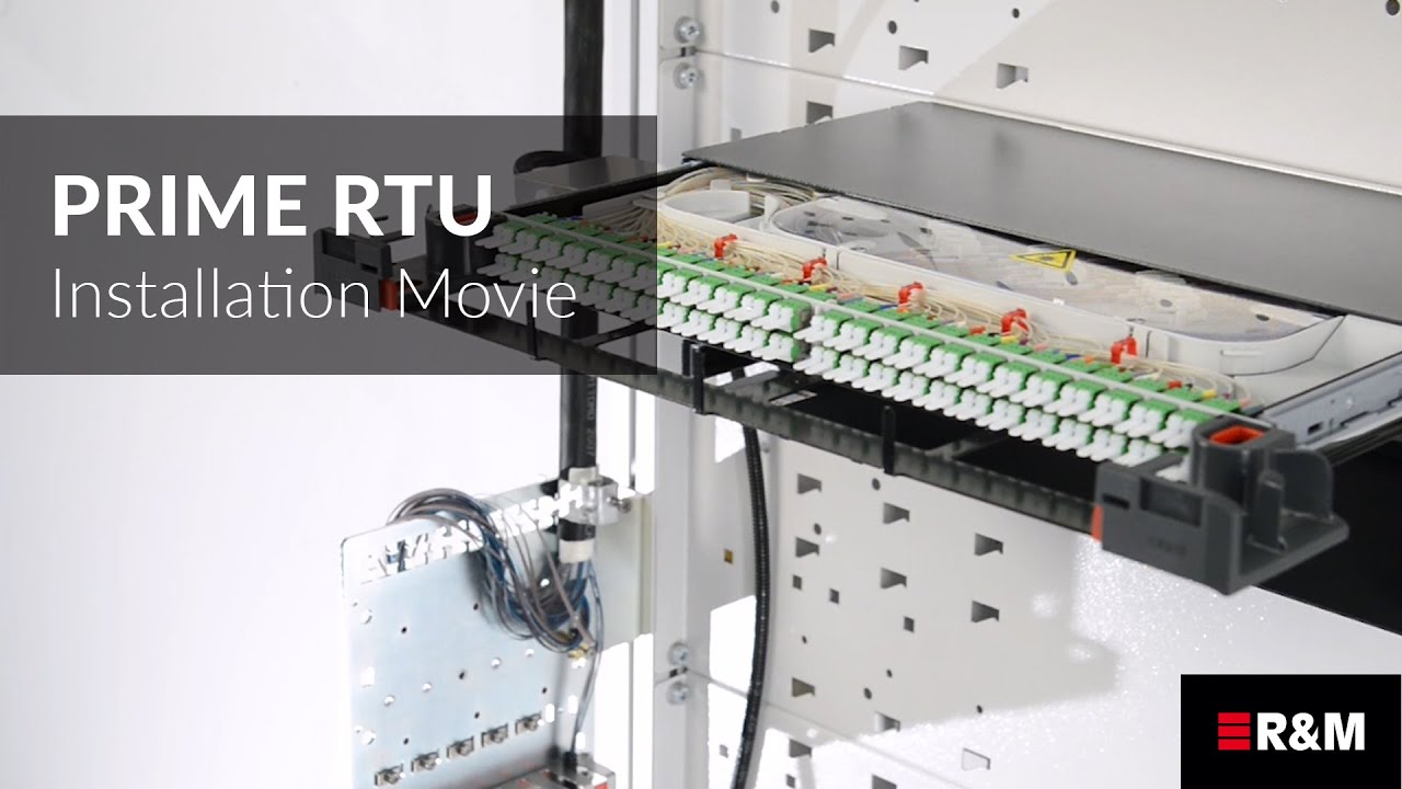 PRIME ODF Ribbon Termination Unit RTU Installation Movie - YouTube