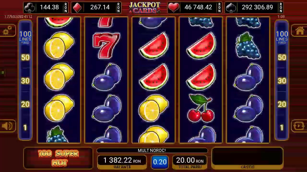 100 super Hot 20 60 100 ron mana ! pacanele jocuri de noroc !! livee ...