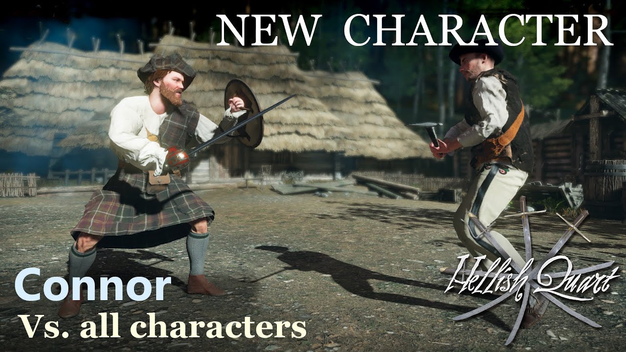Hellish Quart | Sword fighting game | New Character Connor - YouTube