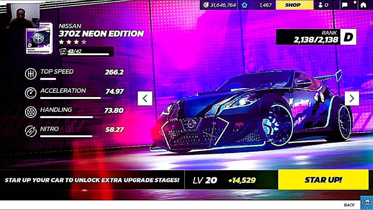 Asphalt Legends Unite | Nissan 370Z Neon Edition | Car 4 Star (Max ...