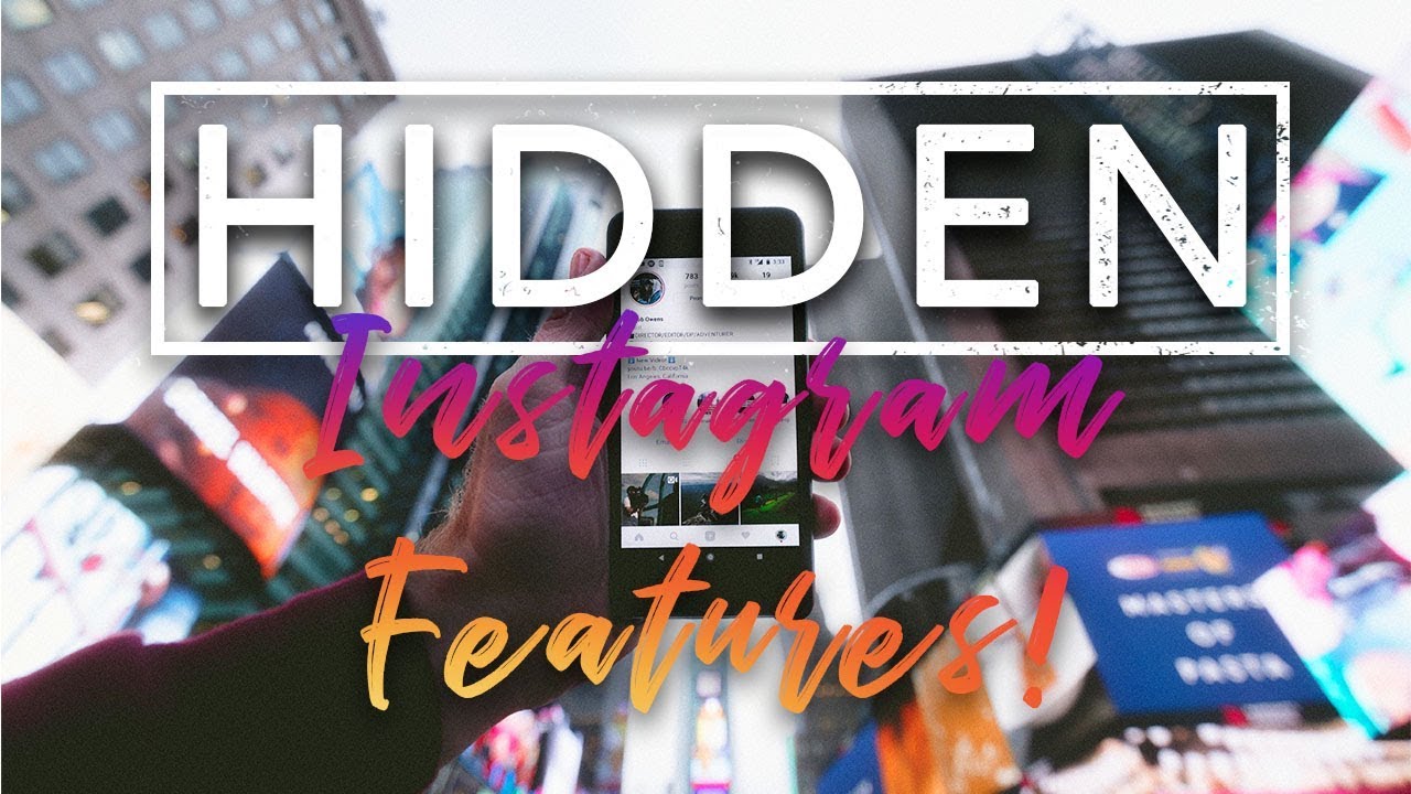 4 HIDDEN Instagram features YOU should be using! - YouTube