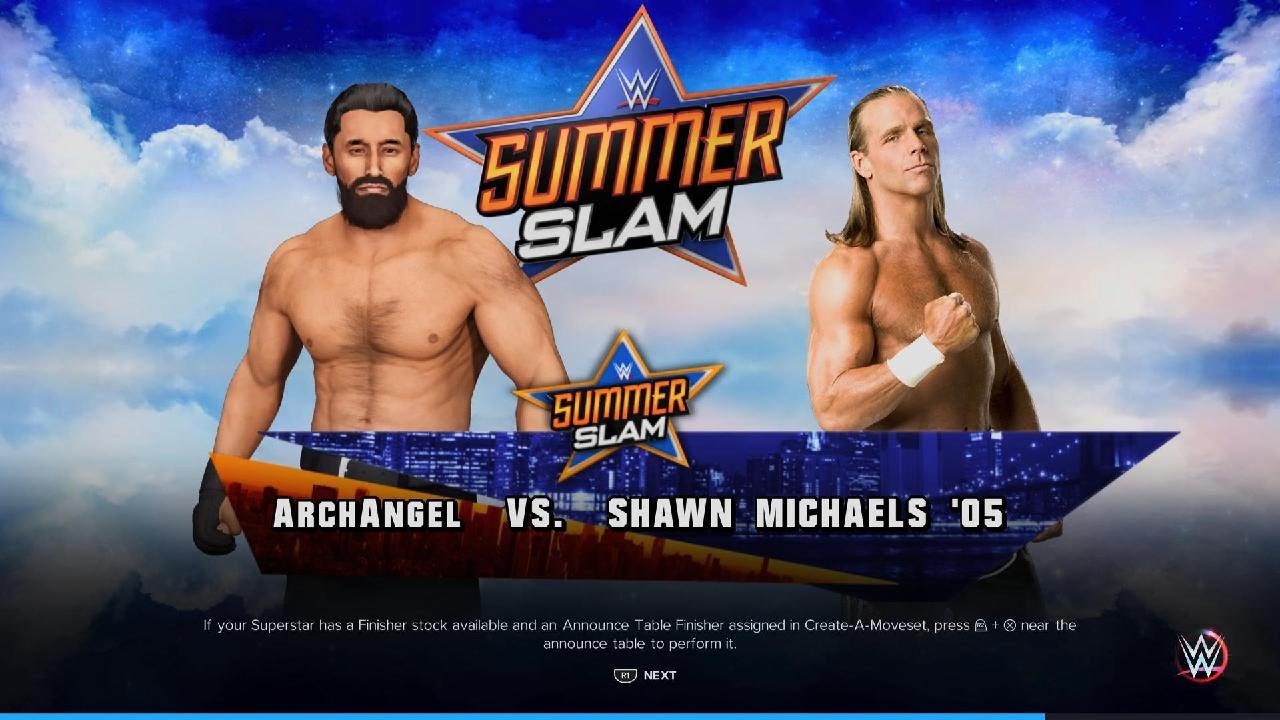 WWE 2K23 Archangel vs Michael Shawn Hickenbottom - YouTube