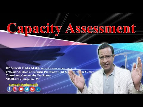 Capacity to consent assessment for Persons with Mental illness under Mental Healthcare Act, 2017