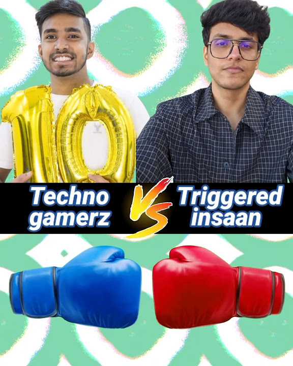 Triggered insaan Vs Techno gamerz Comparison #fukrainsaan #technogamerz #triggerdinsan - YouTube