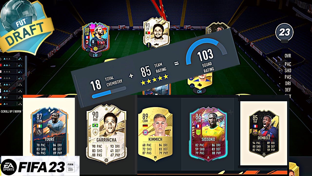 FIFA 23: BEST FUT DRAFT IN FIFA23!!!! FORGET THE TEAM RATINGS - FUT23 # ...