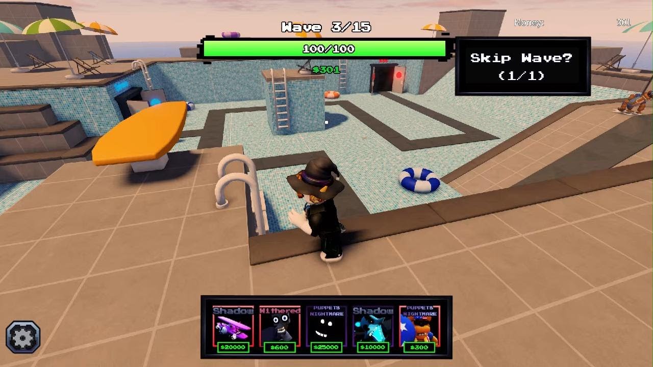 Fnaf TD: xp summer farm😱🦈💦 - YouTube