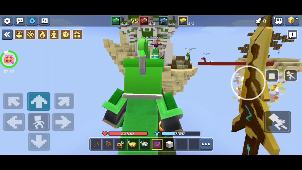 playing bedwars with pro person account(4) - YouTube