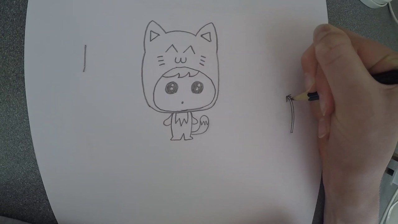 How to draw a Kawaii Person!!!😃 - YouTube