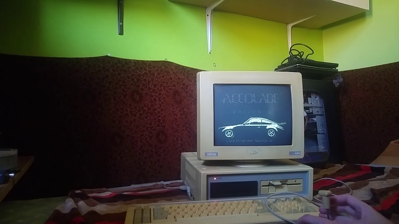 Amstrad PC1512 Videós bemutatója - YouTube