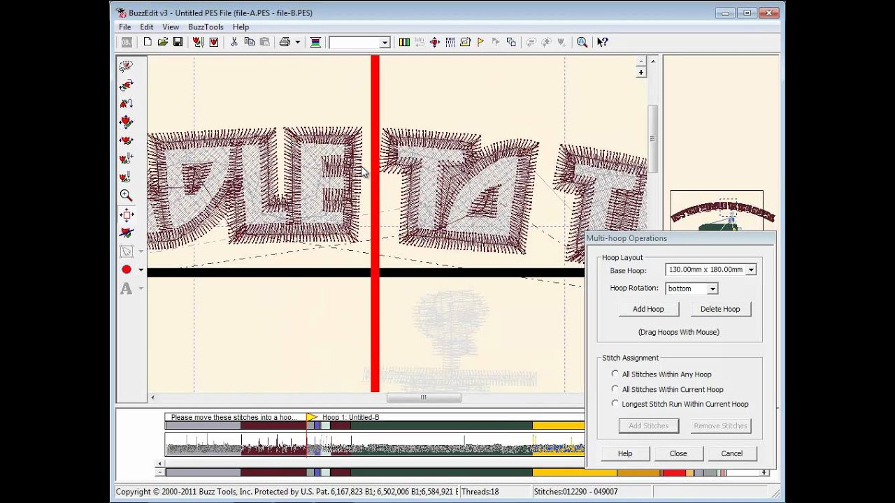 BuzzEdit v3: Creating & Using Free Form Multi-Hoops - YouTube